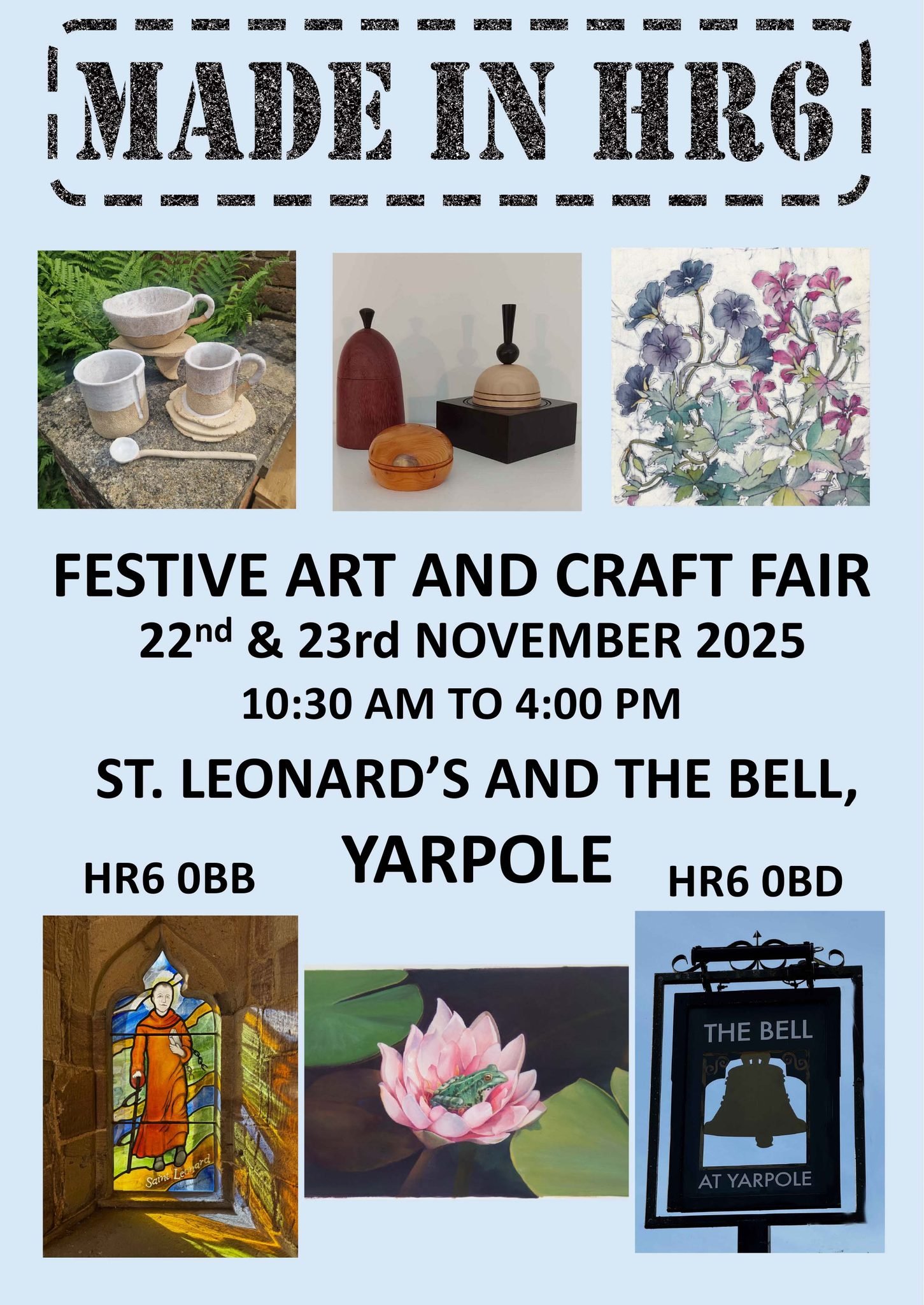 Made in HR6 -Festive Art and Craft Fair Weekend - St. Leonard's Church ...